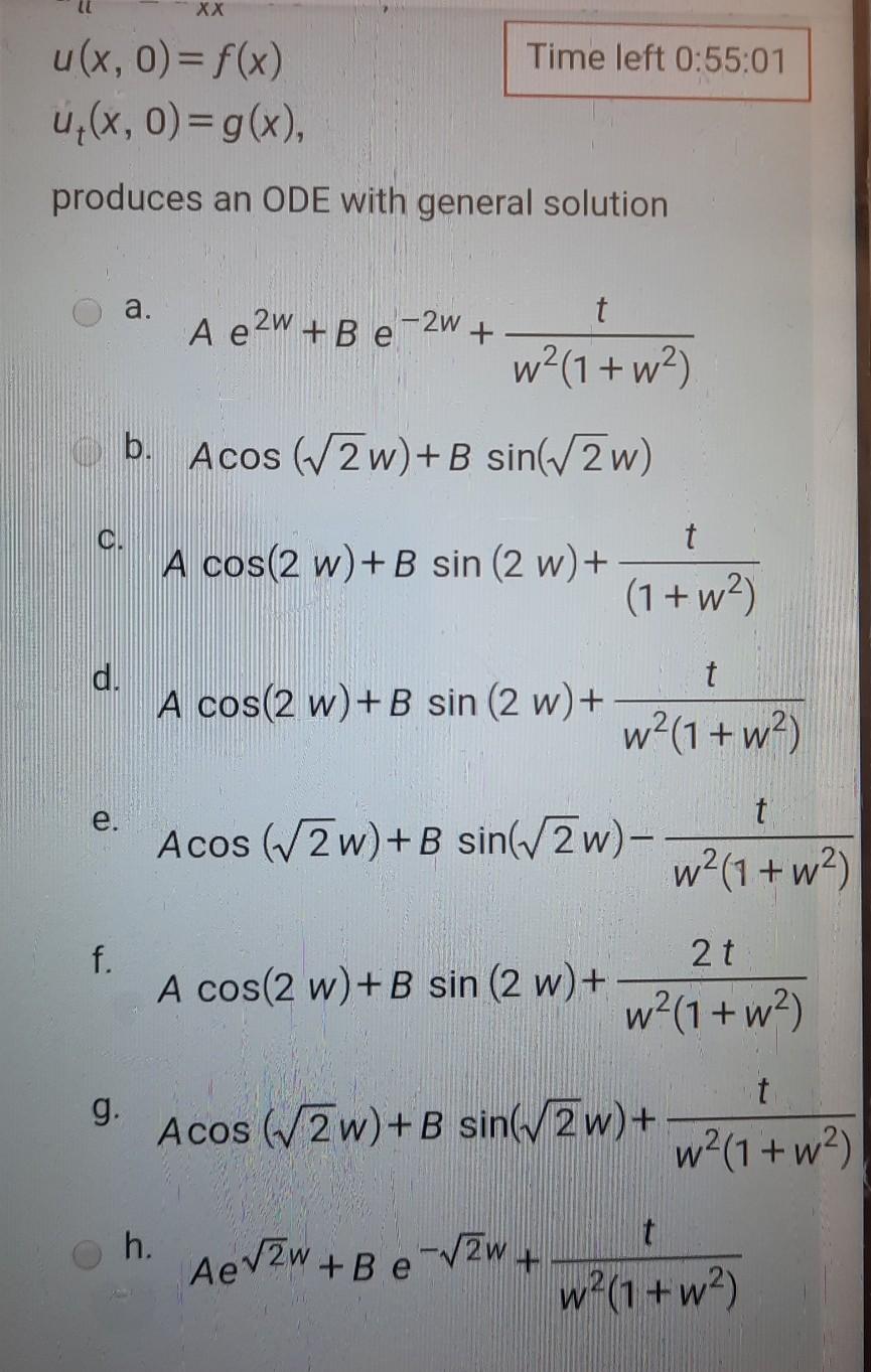 Solved Using Fourier transform to solve the following IVP – | Chegg.com