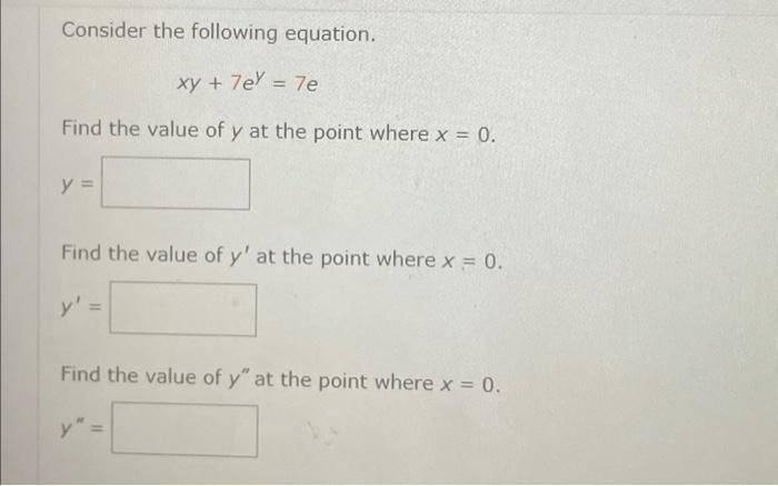 Solved Find y′ and y′′ by implicit differentiation. | Chegg.com