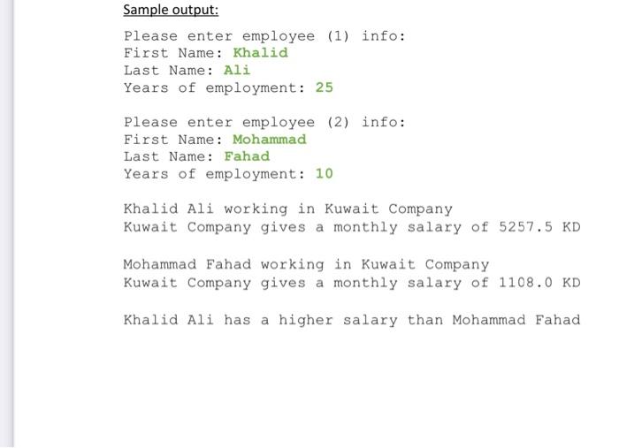 Solved Lab Exercise Create Two Python Classes That Have A