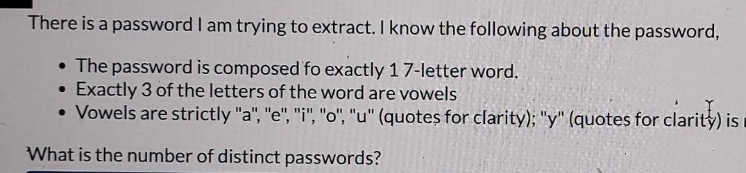 Solved There is a password I am trying to extract. I know | Chegg.com