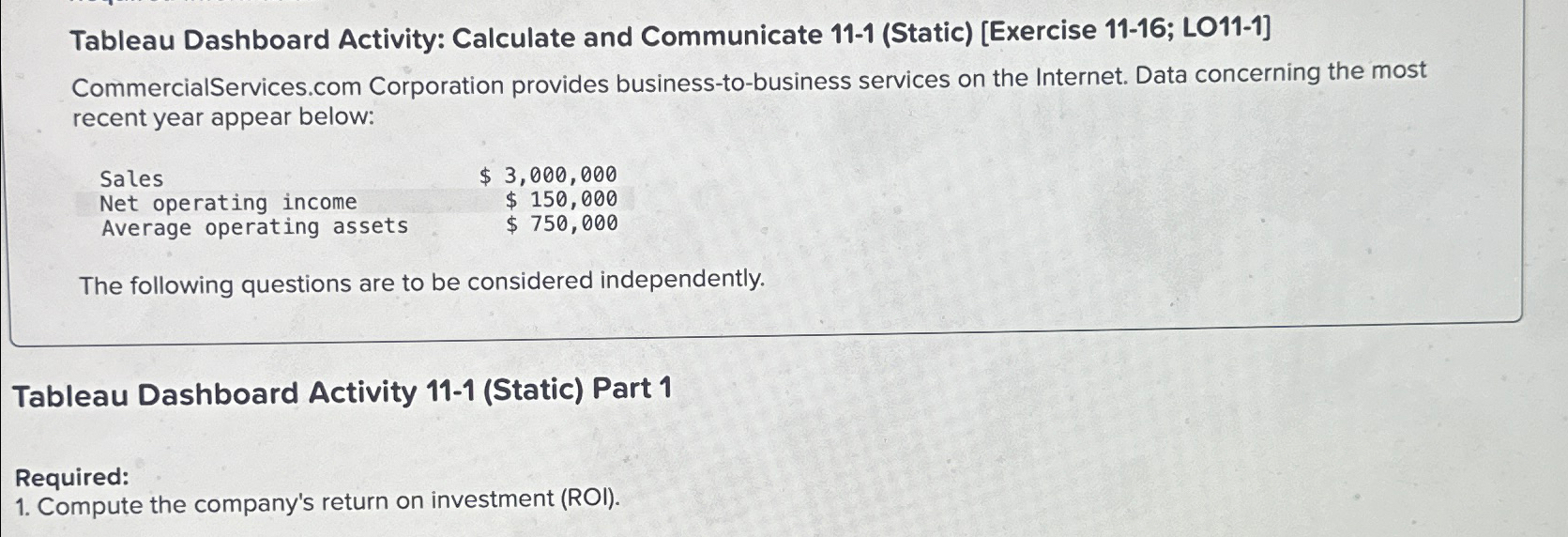 Solved Tableau Dashboard Activity: Calculate and Communicate | Chegg.com