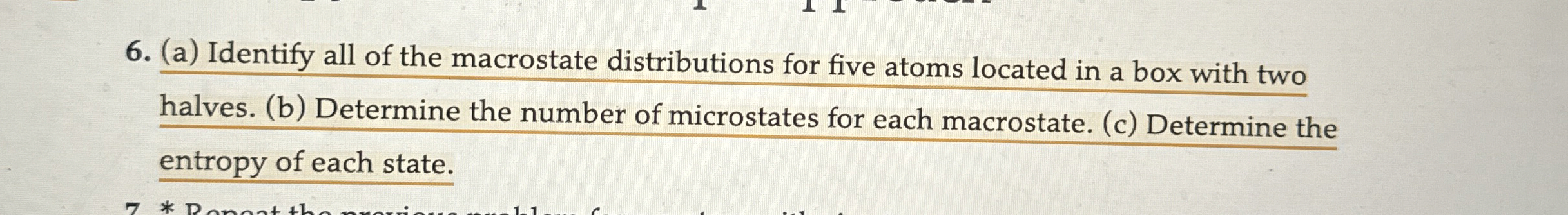 (a) ﻿Identify all of the macrostate distributions for | Chegg.com