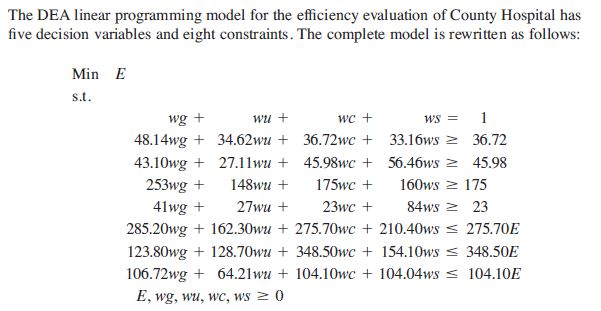 Solved Please Create A Linear Program Model That Will 5192