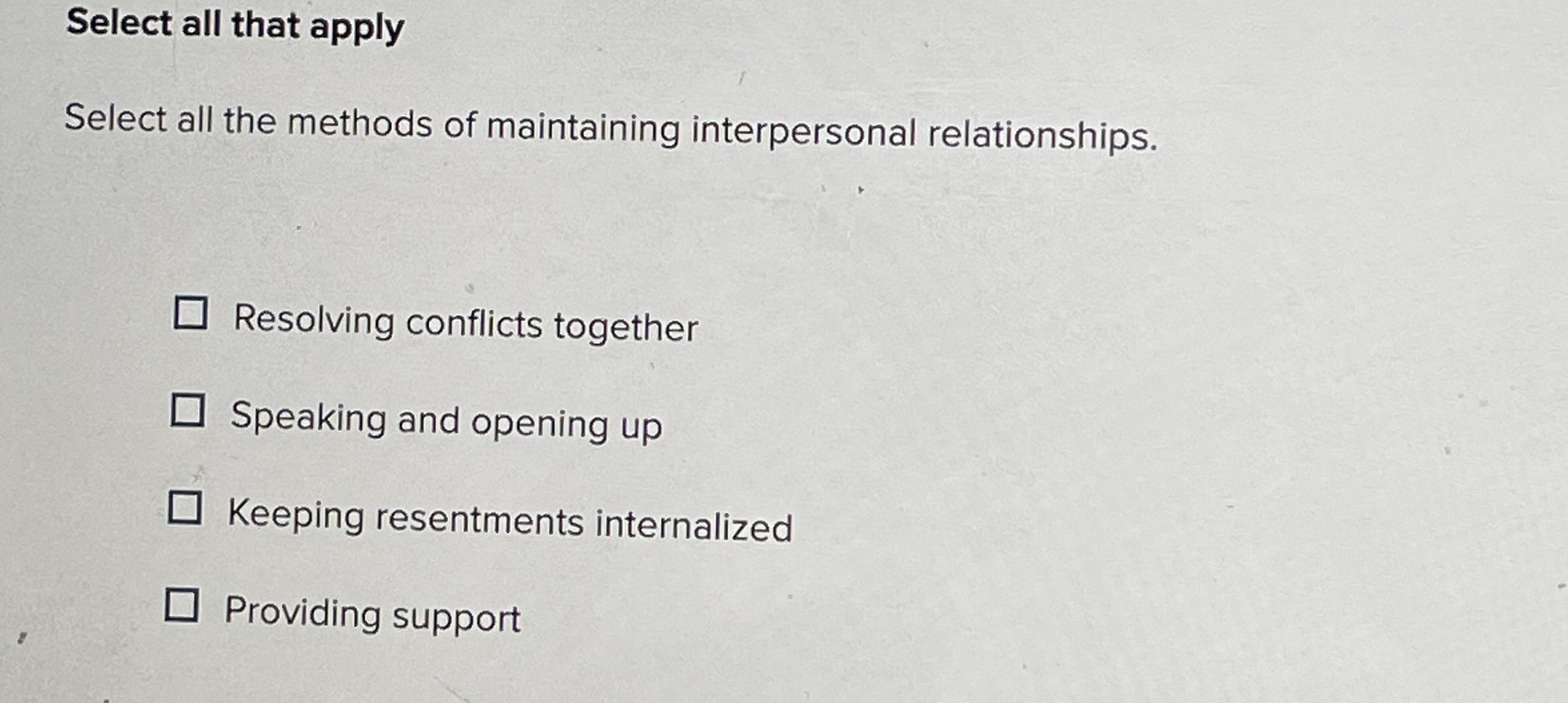 Solved Select all that applySelect all the methods of | Chegg.com