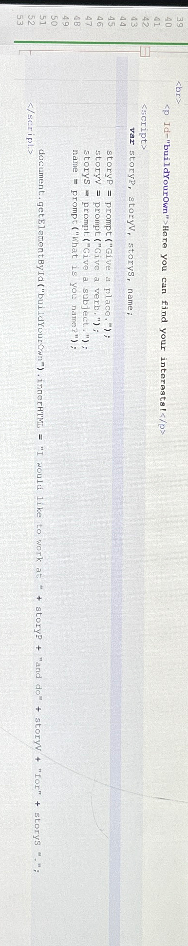 Solved What is wrong with my coding? Im trying to make a | Chegg.com