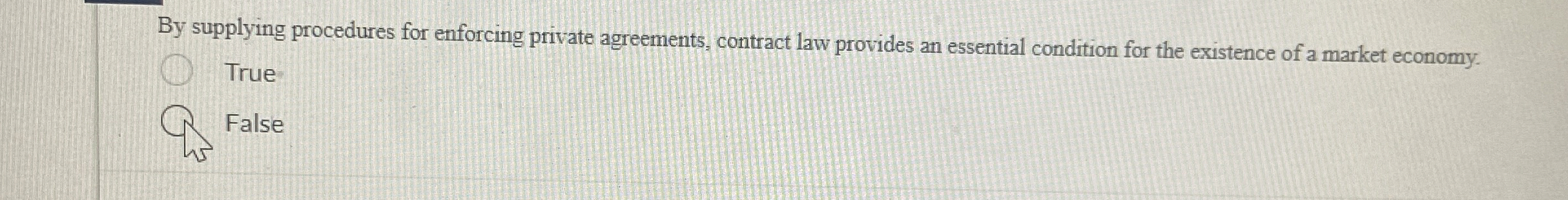 Solved By supplying procedures for enforcing private | Chegg.com