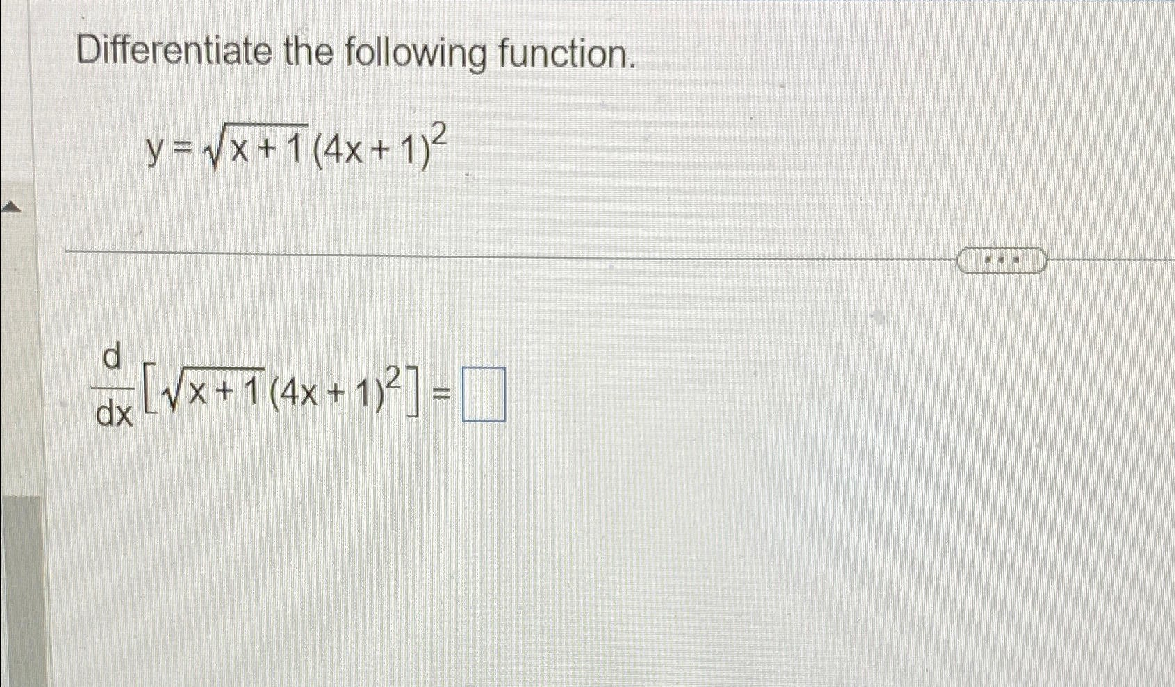 Solved Differentiate the following | Chegg.com