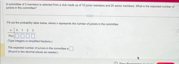 Solved A committee of 3 members is selected from a club made | Chegg.com