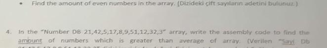 Solved Find the amount of even sumbers in the array | Chegg.com