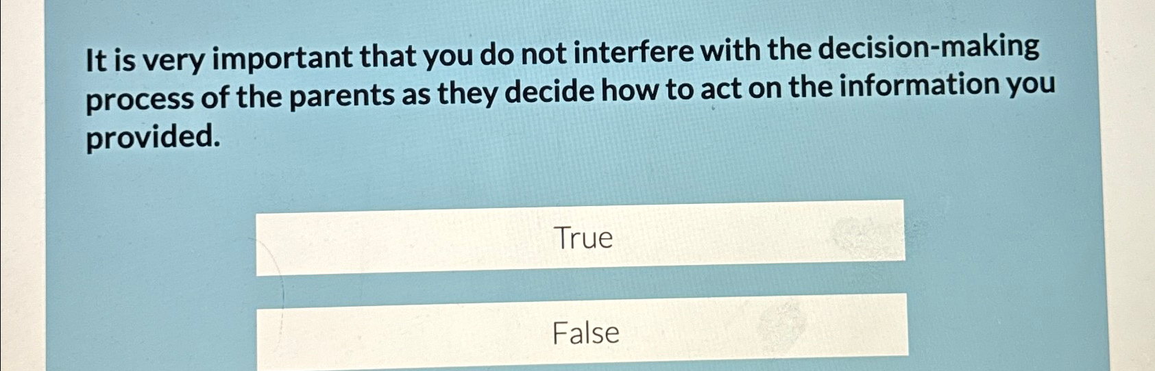 Solved It is very important that you do not interfere with | Chegg.com