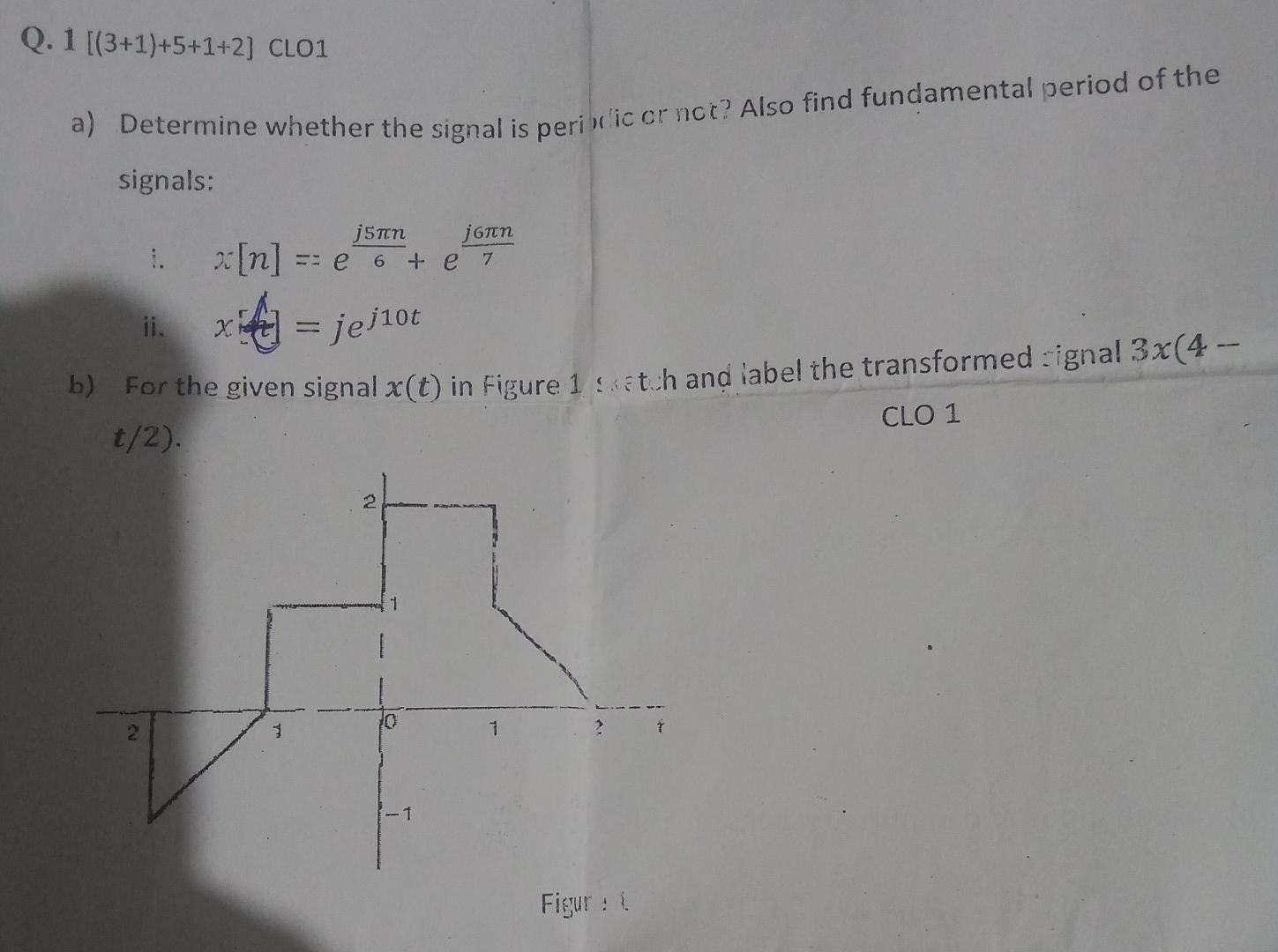 Solved signal and system questions solve these two parts | Chegg.com