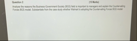 Solved Question 2(15 ﻿Marks)Analyse the reasons the | Chegg.com
