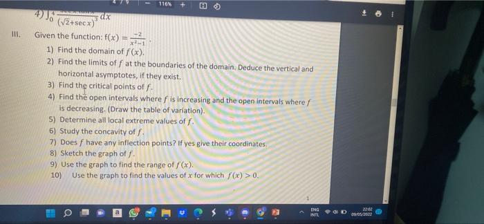 Solved please show me how to get the concavity ( show | Chegg.com