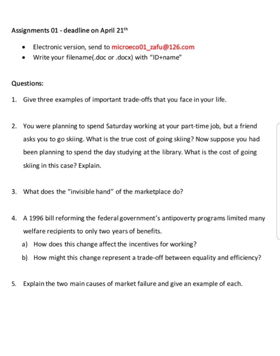 Solved Assignments 01 - deadline on April 21th • Electronic | Chegg.com