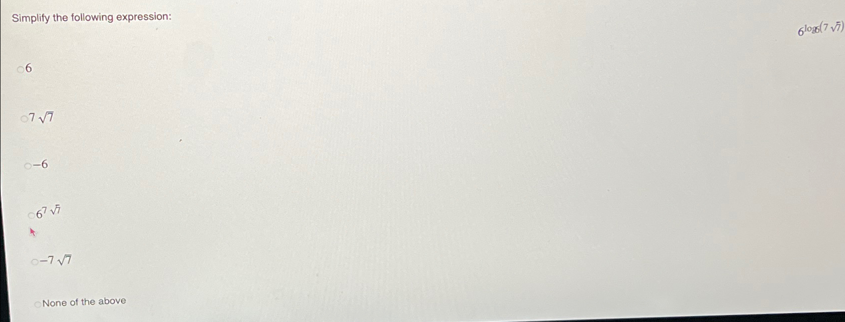 Solved Simplify the following | Chegg.com