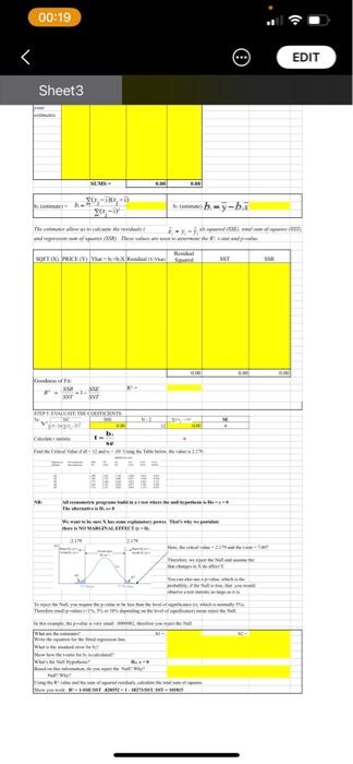 EDIT Sheet3= | Chegg.com
