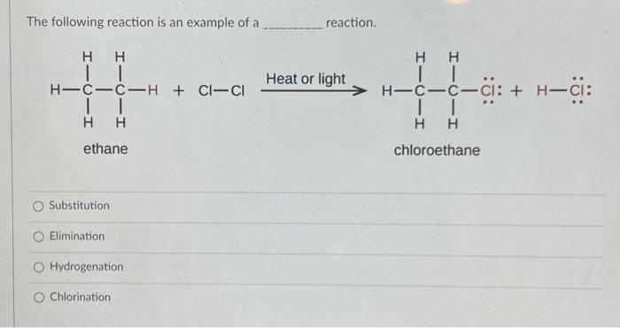 Solved The following reaction is an example of a reaction. | Chegg.com