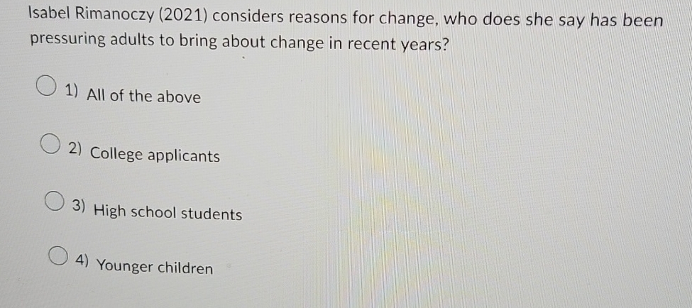 Solved Isabel Rimanoczy (2021) ﻿considers reasons for | Chegg.com