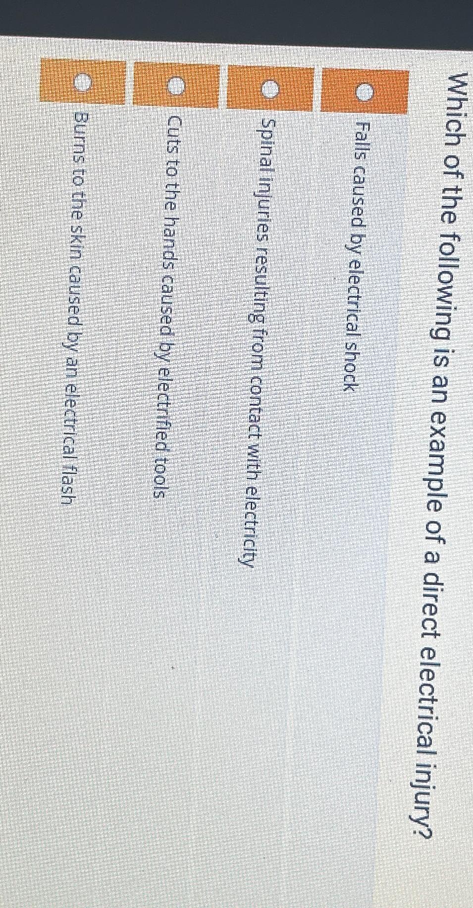 Solved Which of the following is an example of a direct | Chegg.com