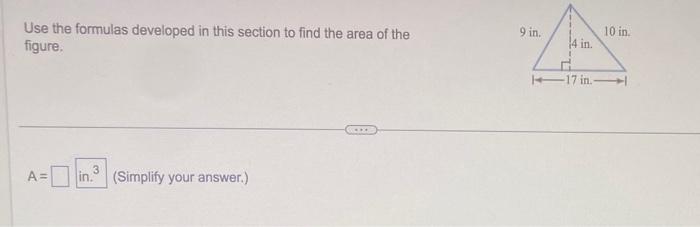 Solved Use the formulas developed in this section to find | Chegg.com