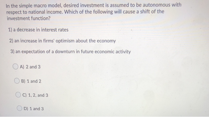 Solved In a simple macro model, the net export (NX) function | Chegg.com