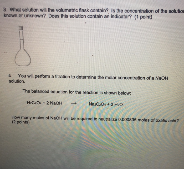 Solved 1. What solution will the buret contain? Is the | Chegg.com