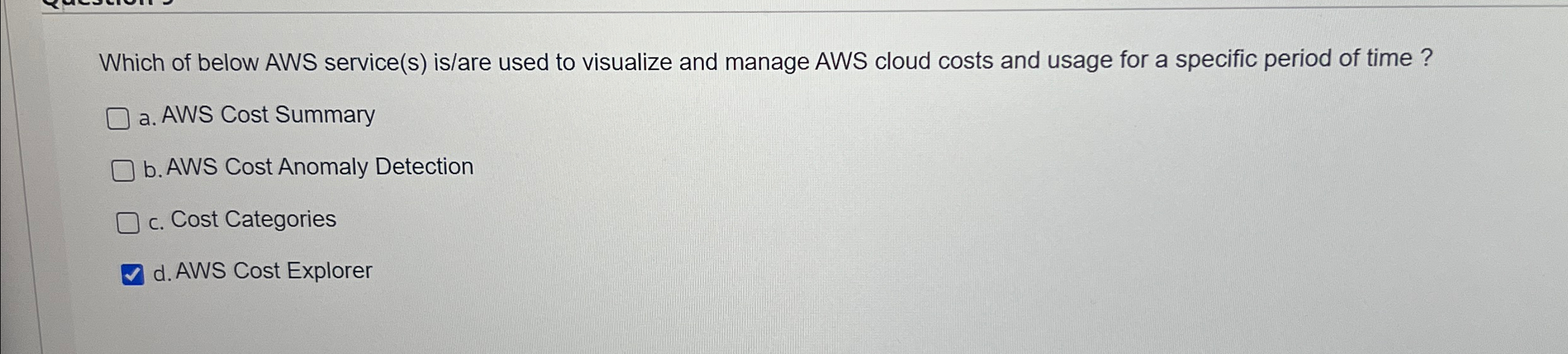 Solved Which of below AWS service(s) ﻿is/are used to | Chegg.com