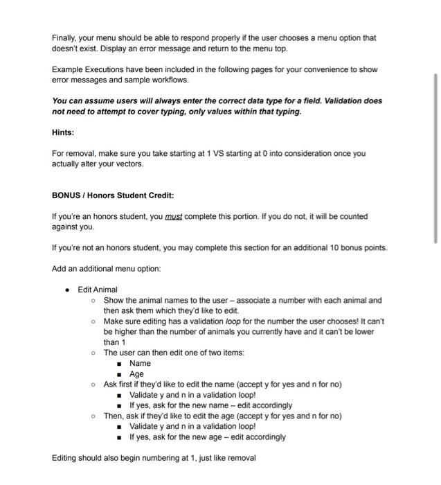 Solved Objectives: - Continue practicing past concepts - | Chegg.com