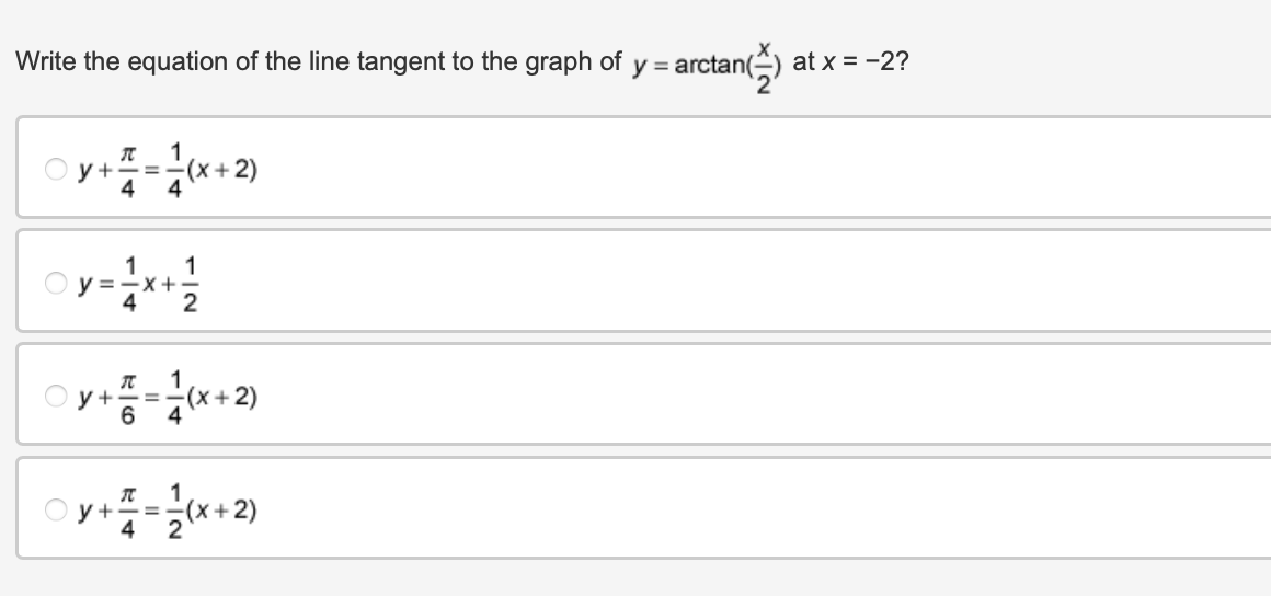 Solved Write the equation of the line tangent to the graph | Chegg.com