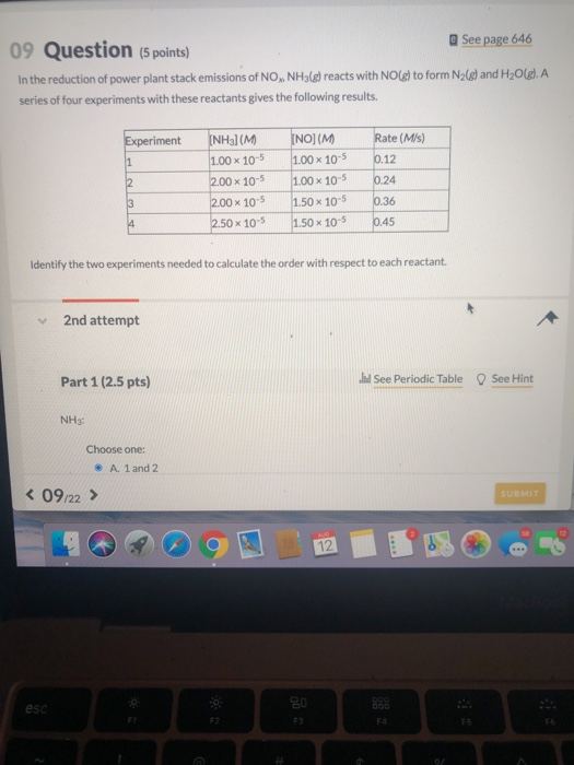 Solved 09 Question (5 points) See page 646 In the reduction | Chegg.com