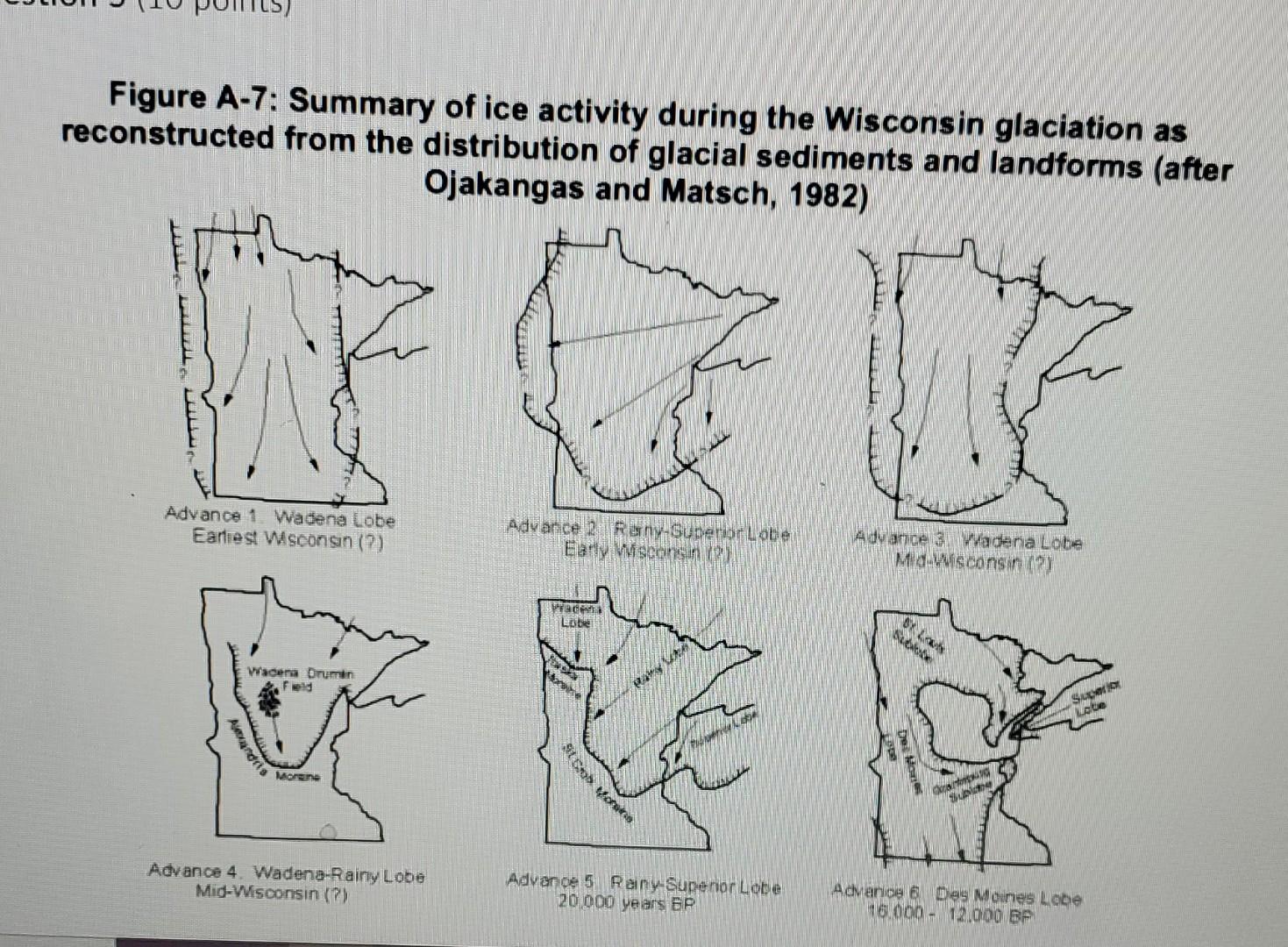 Figure A-7: Summary of ice activity during the | Chegg.com