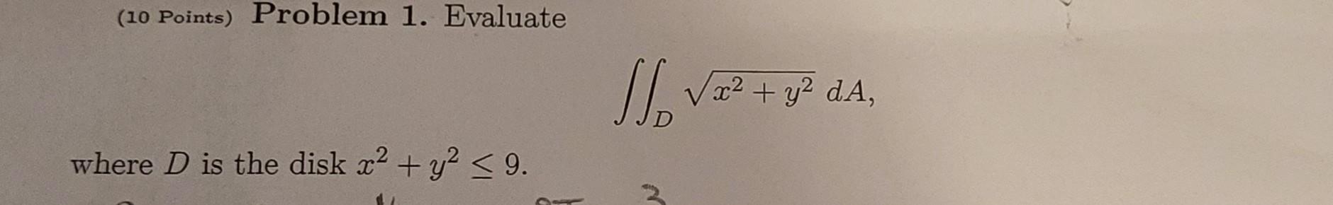 Solved ∬D(x2+y2)e(x2+y2)2dA where D is the annular region | Chegg.com