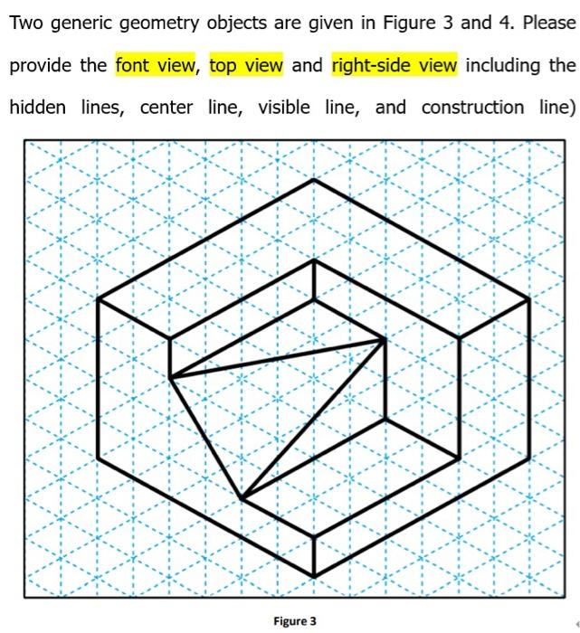 Solved Two generic geometry objects are given in Figure 3 | Chegg.com