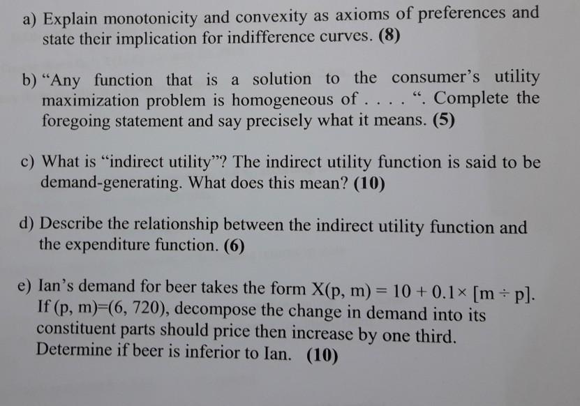 A Explain Monotonicity And Convexity As Axioms Of