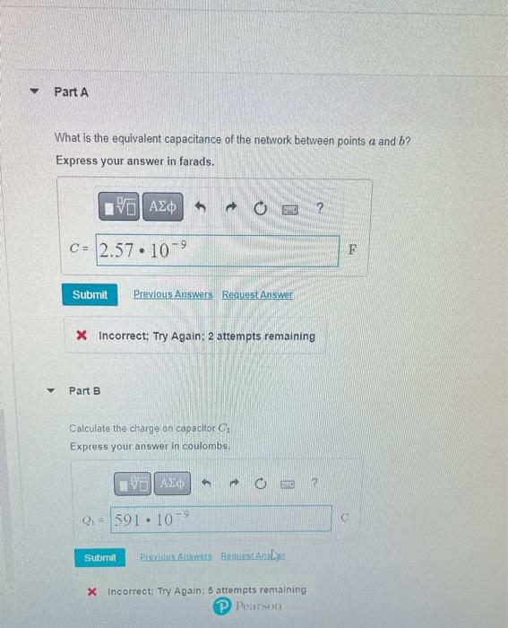 Solved In (Figure 1), C1=C5=8.0μF and C2=C3=C4=4.8μF. The | Chegg.com