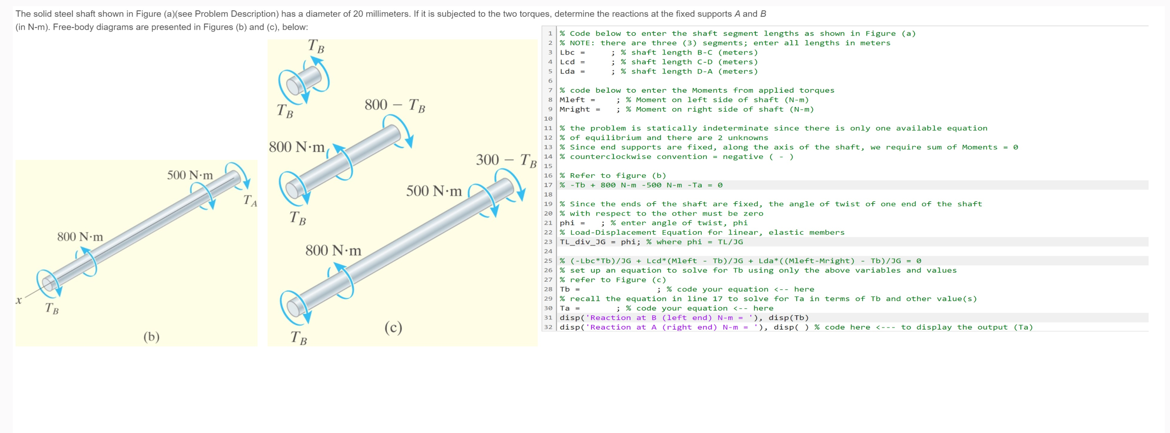 Solved I just need the code for MATLAB, do not solve by | Chegg.com