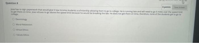 Solved Save Awe Questions 6 points jose has to sign | Chegg.com