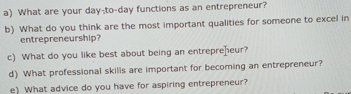 Solved a) What are your day-to-day functions as an | Chegg.com