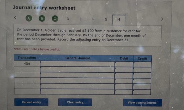 Solved Journal entry worksheet A. B (c) D H November | Chegg.com