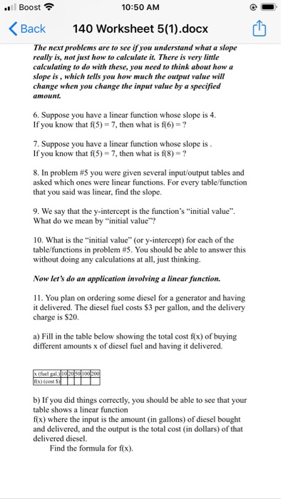 . Boost 10:50 AM Back 140 Worksheet 5(1).docx | Chegg.com