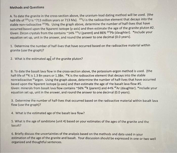 Solved Radiometric Dating Problem: Up to 6 bonus points | Chegg.com