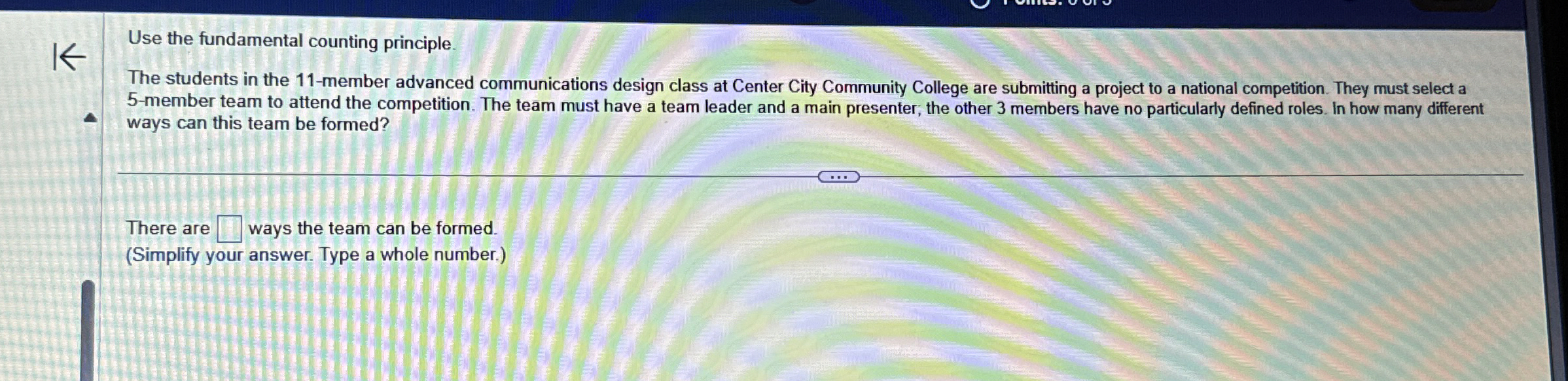 Solved Use the fundamental counting principle.The students | Chegg.com