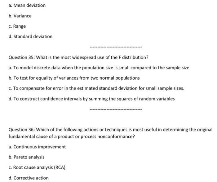 Solved C. A relationship diagram d. A histogram Question 31: | Chegg.com