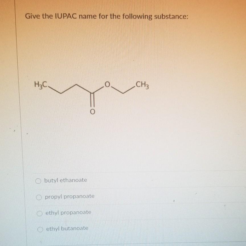 Solved Give the IUPAC name for the following substance: cl | Chegg.com