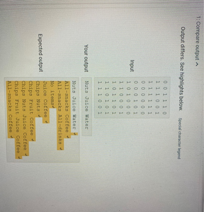 9.4 Using output files: Vending machine A vending | Chegg.com
