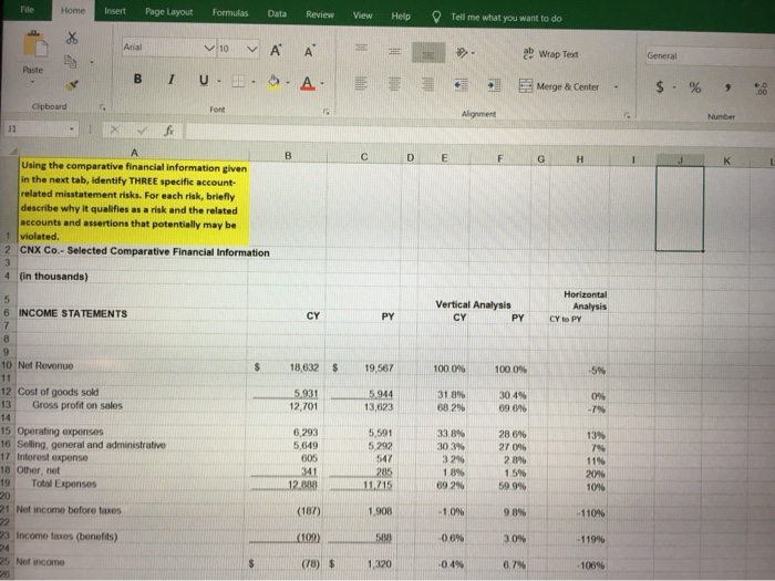 Solved File Home Insert Page Layout Formulas Data Review