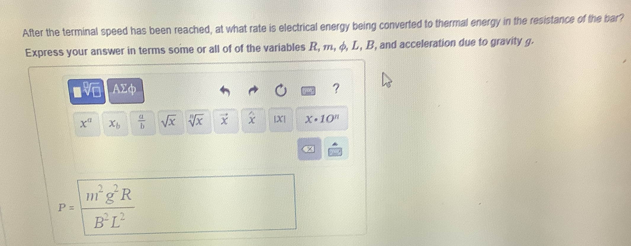 After the terminal speed has been reached, at what | Chegg.com
