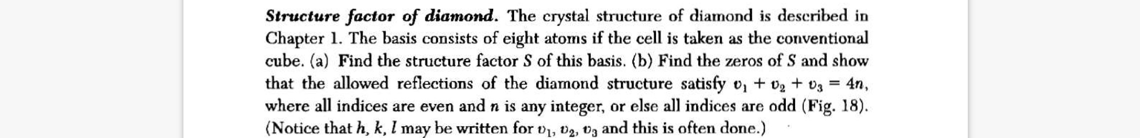 Solved Structure factor of diamond. The crystal structure of | Chegg.com