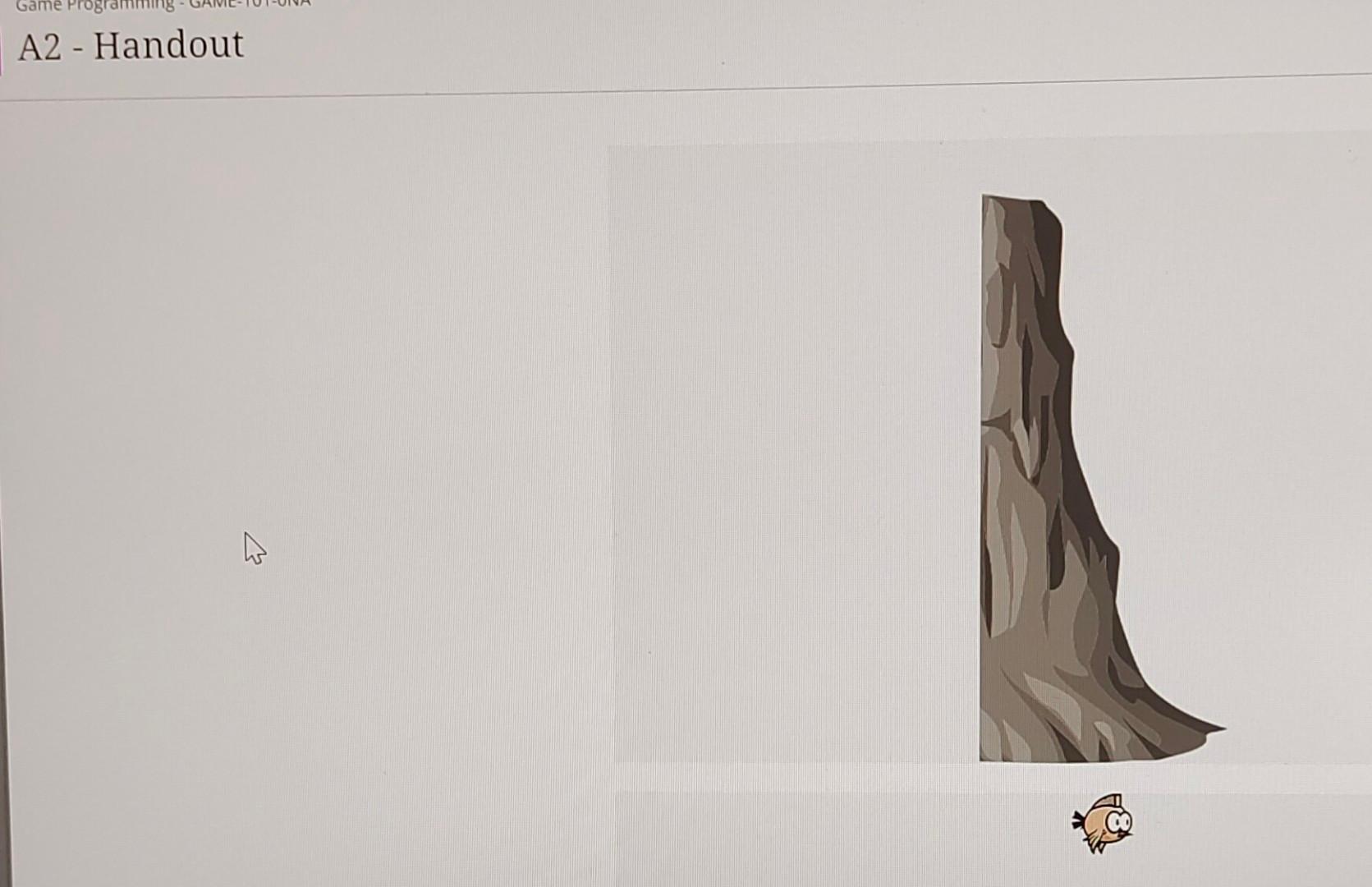 Solved A2 - HandoutThis is a joint project between GAME105 | Chegg.com