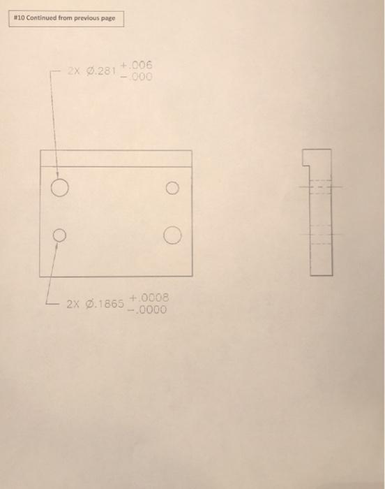 10. Complete the detail drawings of the two given | Chegg.com